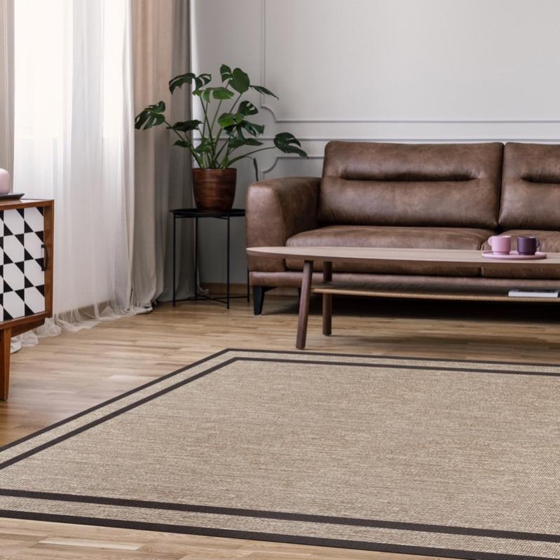 Tapis vinyle tressé Premium, antidérapant, tapis d'intérieur et ...