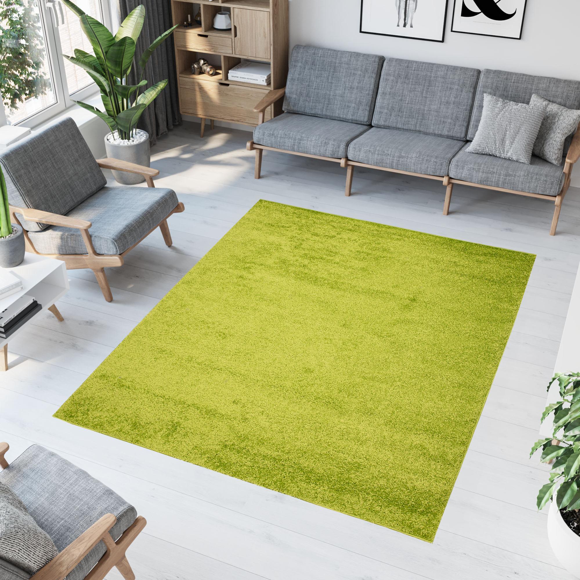 TAPISO Delhi Tappeto Quadrato Shaggy Morbido Pelo Lungo Soggiorno ...