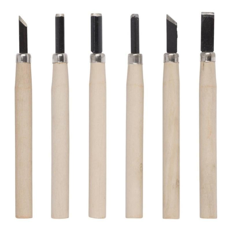 Kreator KRT461001 Juego de 6 cinceles para madera | Leroy Merlin