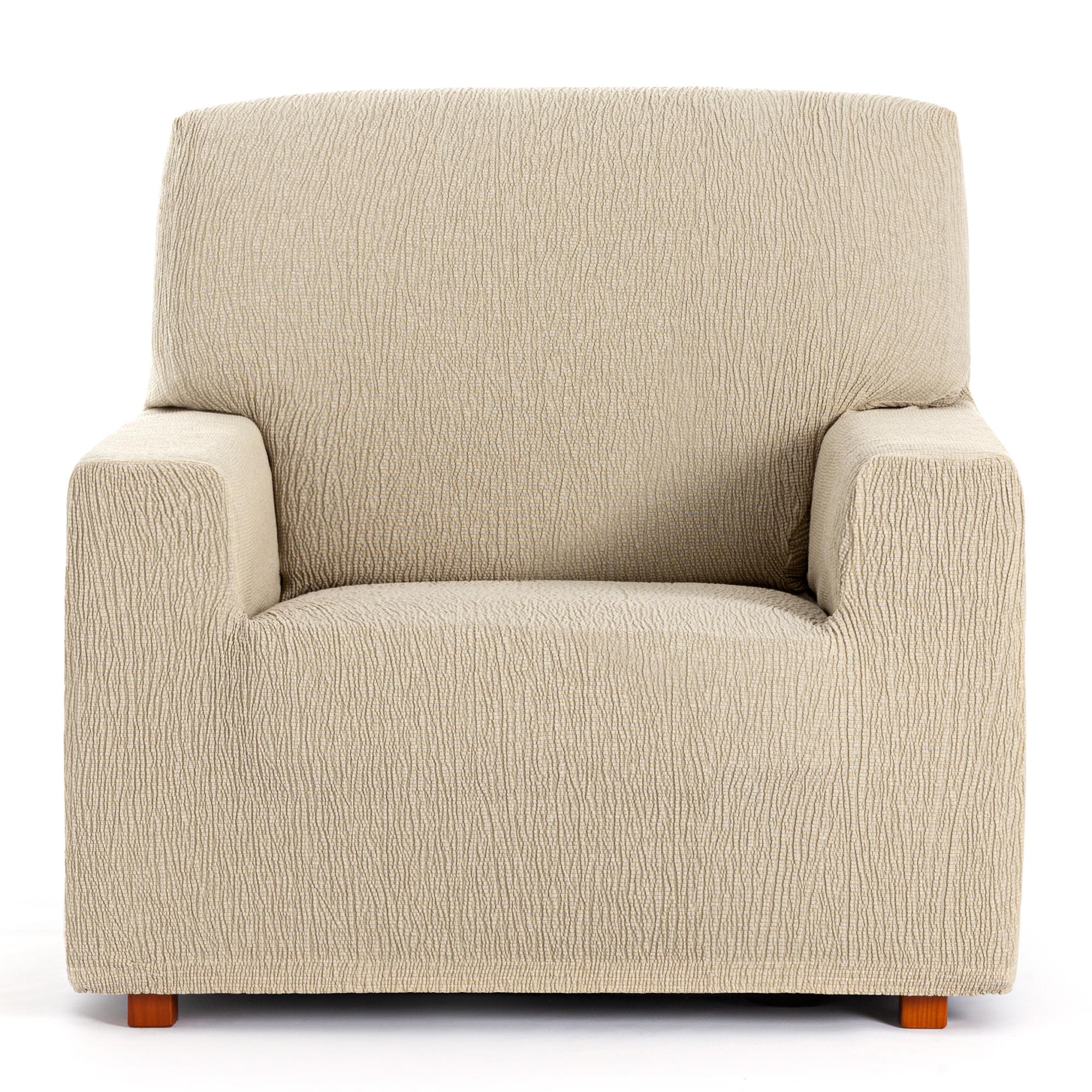Funda de sillón Troya elástica crudo 80 - 110 cm | Leroy Merlin