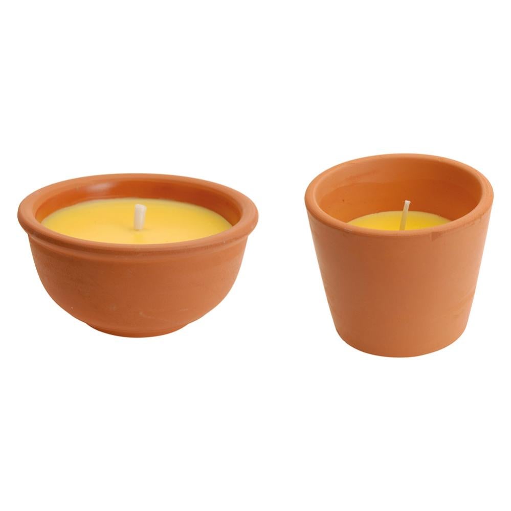 KOOPMAN CANDELA ALLA CITRONELLA vaso largo - cm 13 x 6,5 | Leroy Merlin