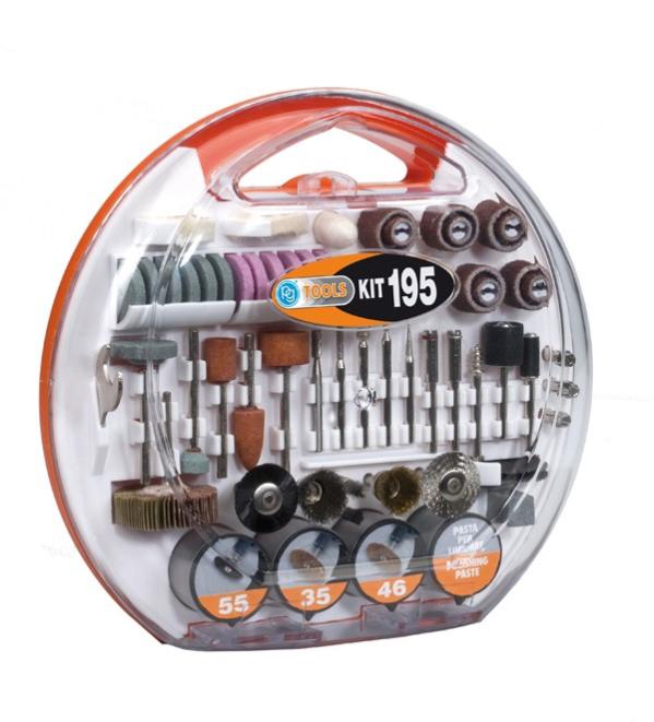 P.G. PG195A Accessori Per Mini Trapano In Kit Kit 195 Pezzi - PG195A | Leroy Merlin