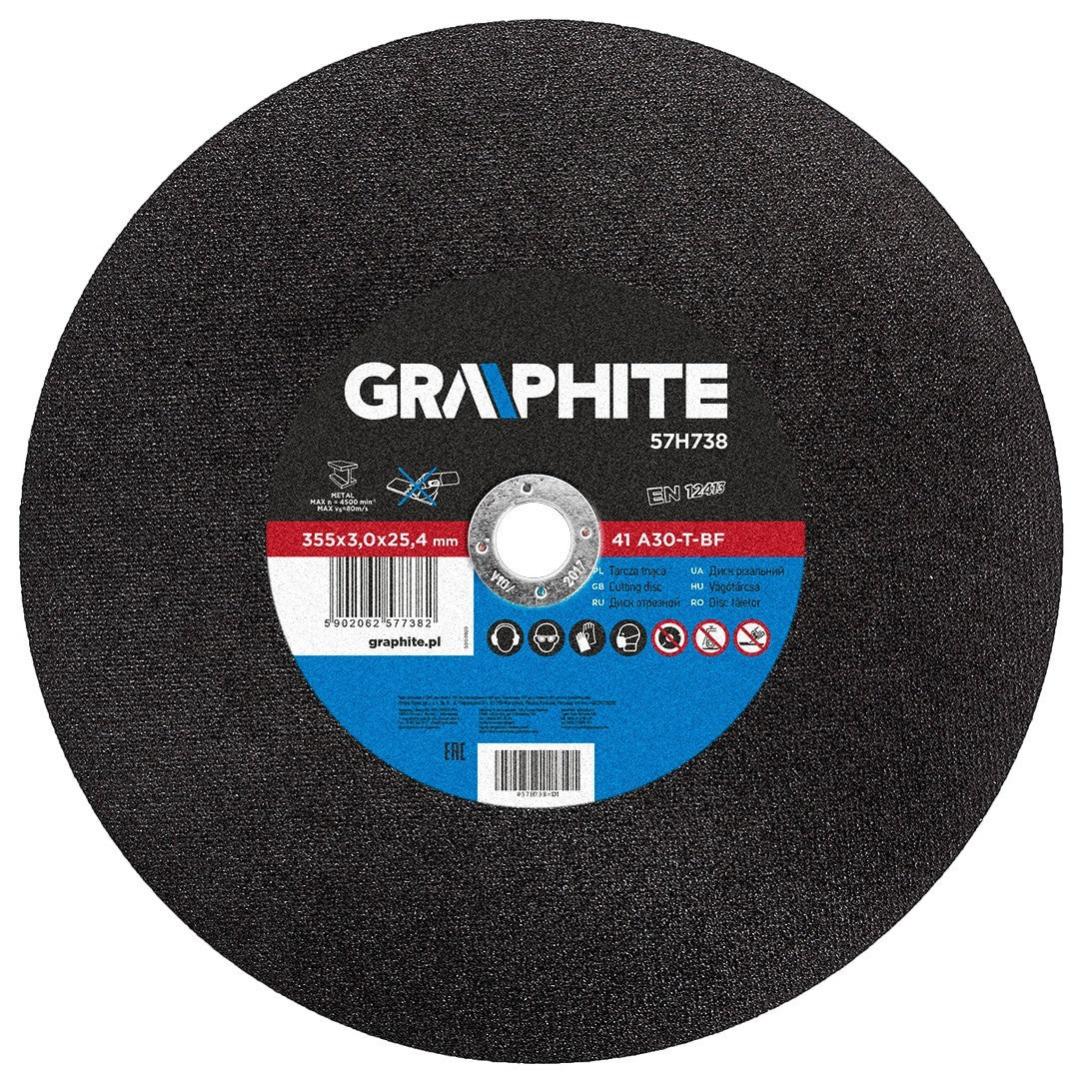 Disque de coupe pour métal 355 x 3,0 x 25,4 mm 41 A30-T-BF | Leroy Merlin