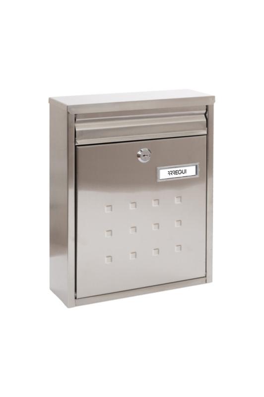 ARREGUI Dime V1327 Buzón Exterior de Acero Inoxidable, DIN A4, Buzón de Correo Individual, Buzón ...