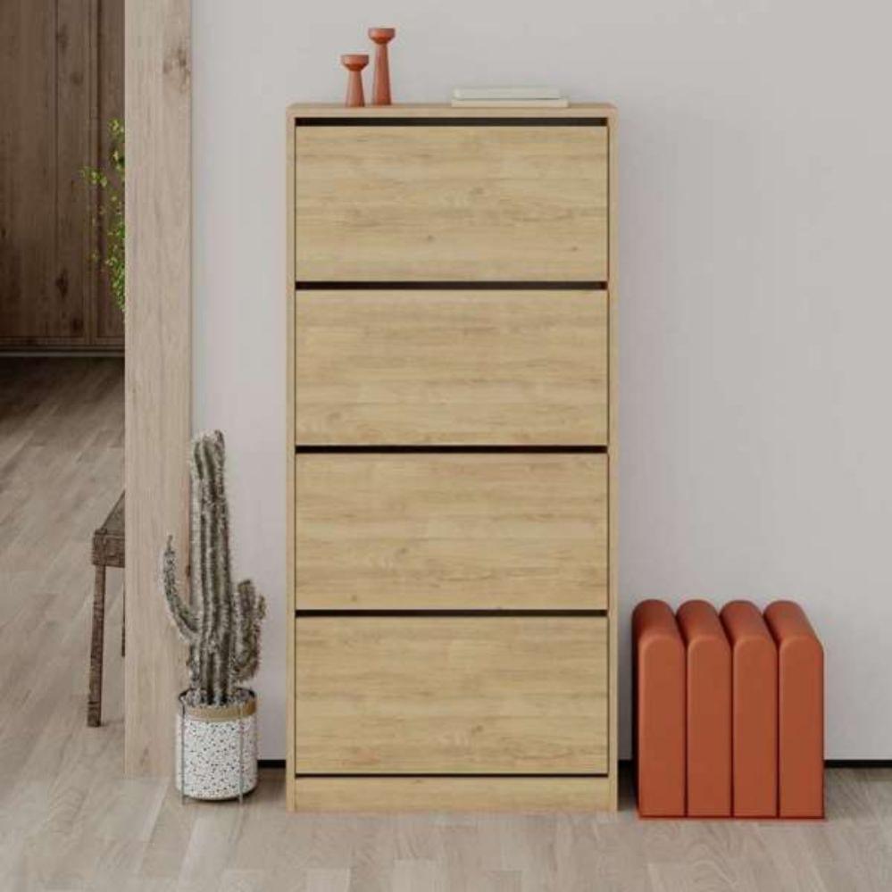 Scarpiera quattro ante a ribalta SHC540OAK rovere 73x26x154,5 | Leroy ...