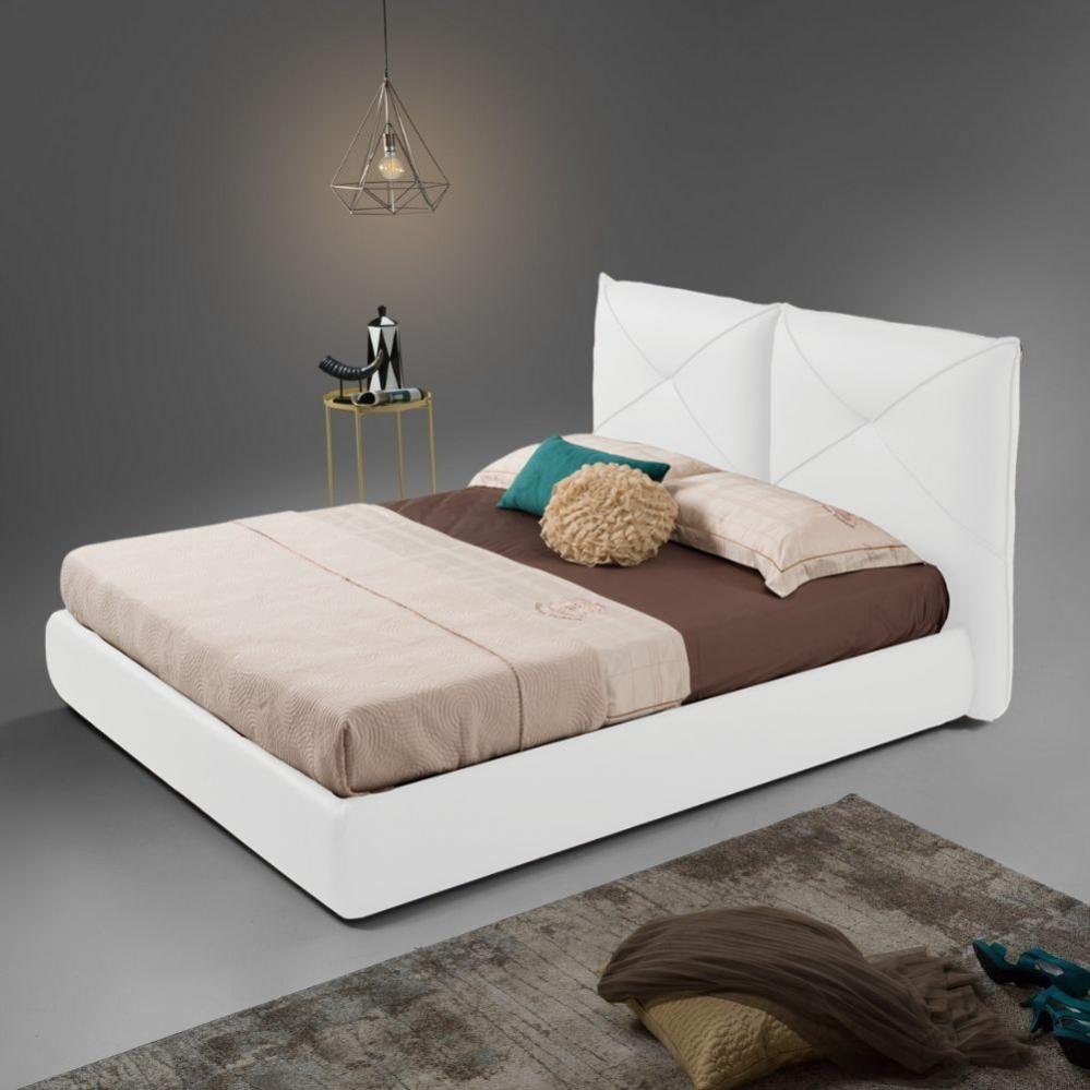 Letto matrimoniale contenitore Armonia bianco | Leroy Merlin