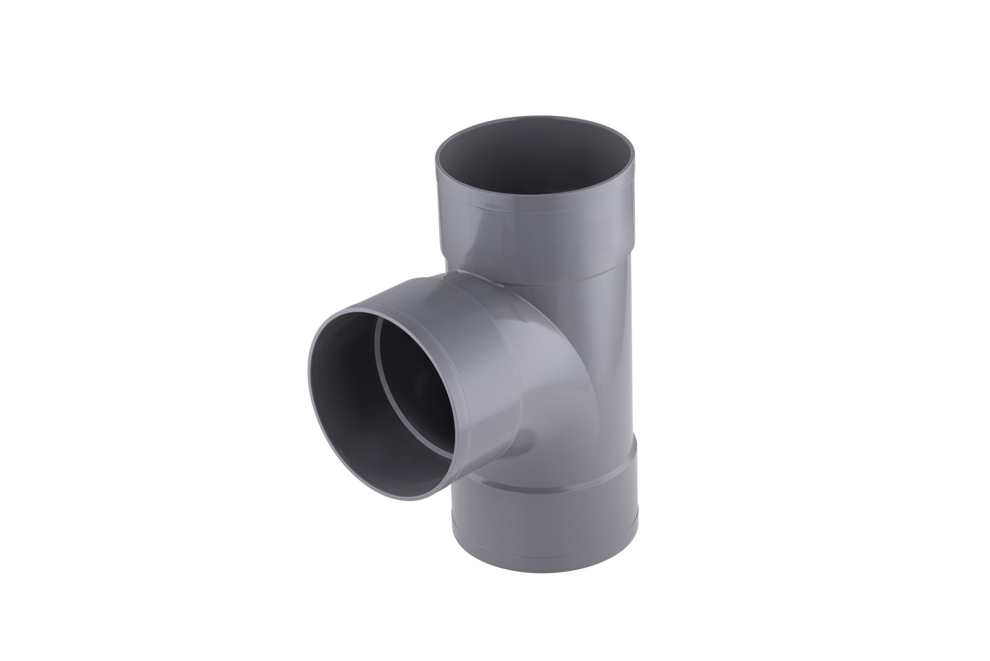 Té recto PVC 87° hembra-hembra Ø125 de NOYON & THIEBAULT | Leroy Merlin