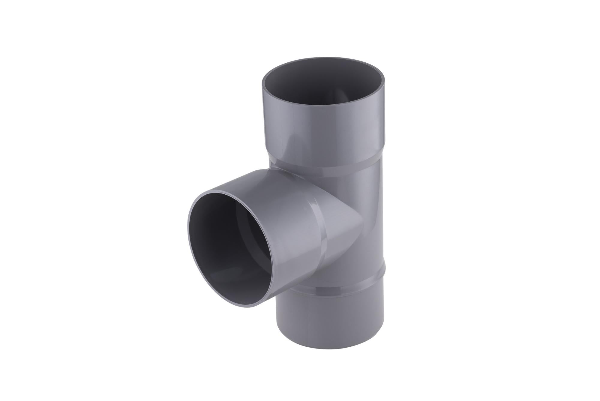 Té droit PVC 87° mâle femelle Ø100 | Leroy Merlin