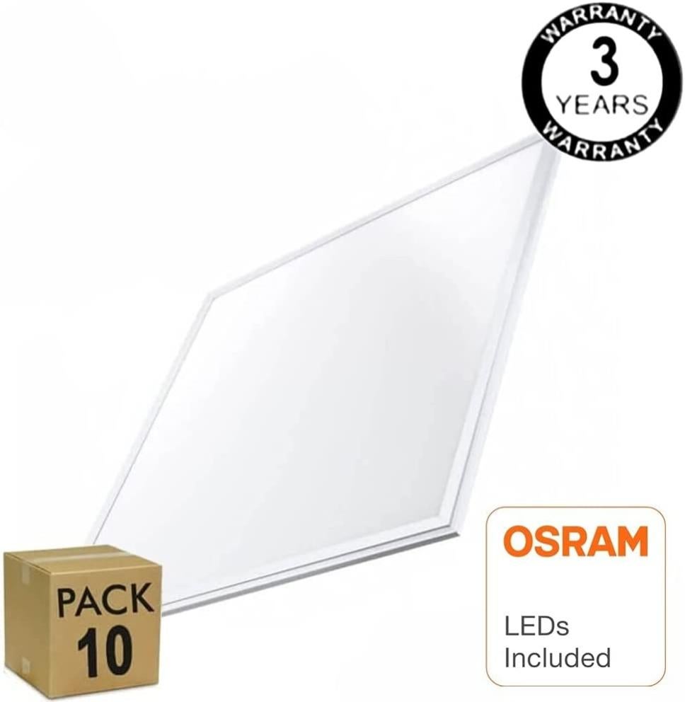 Pack x10 Panel Led 60x60 48W 5200Lm IP40 OSRAM chip - Luz Natural 4000K ...