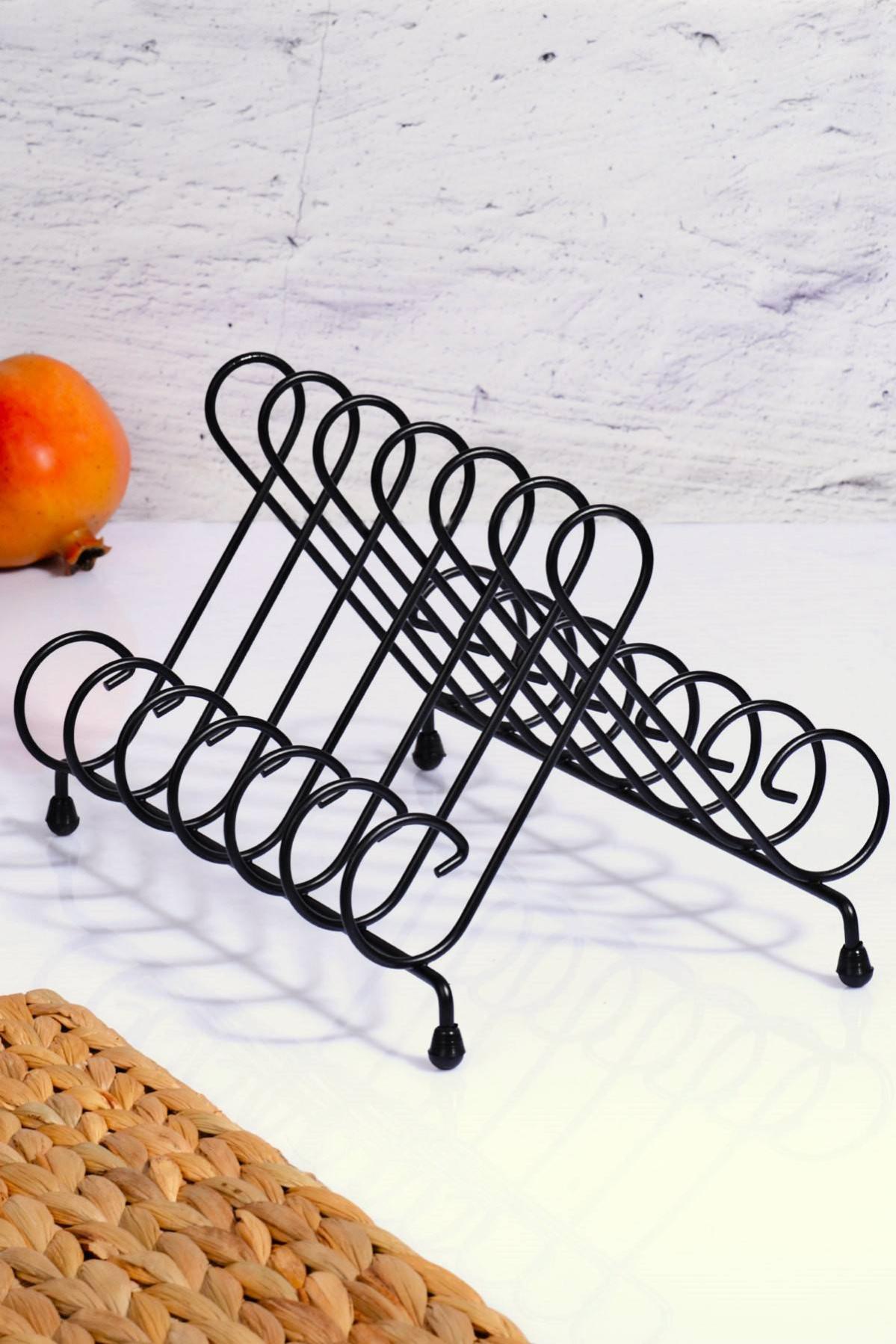 Porte plateaux et planches de cuisine Durance Métal Noir | Leroy Merlin