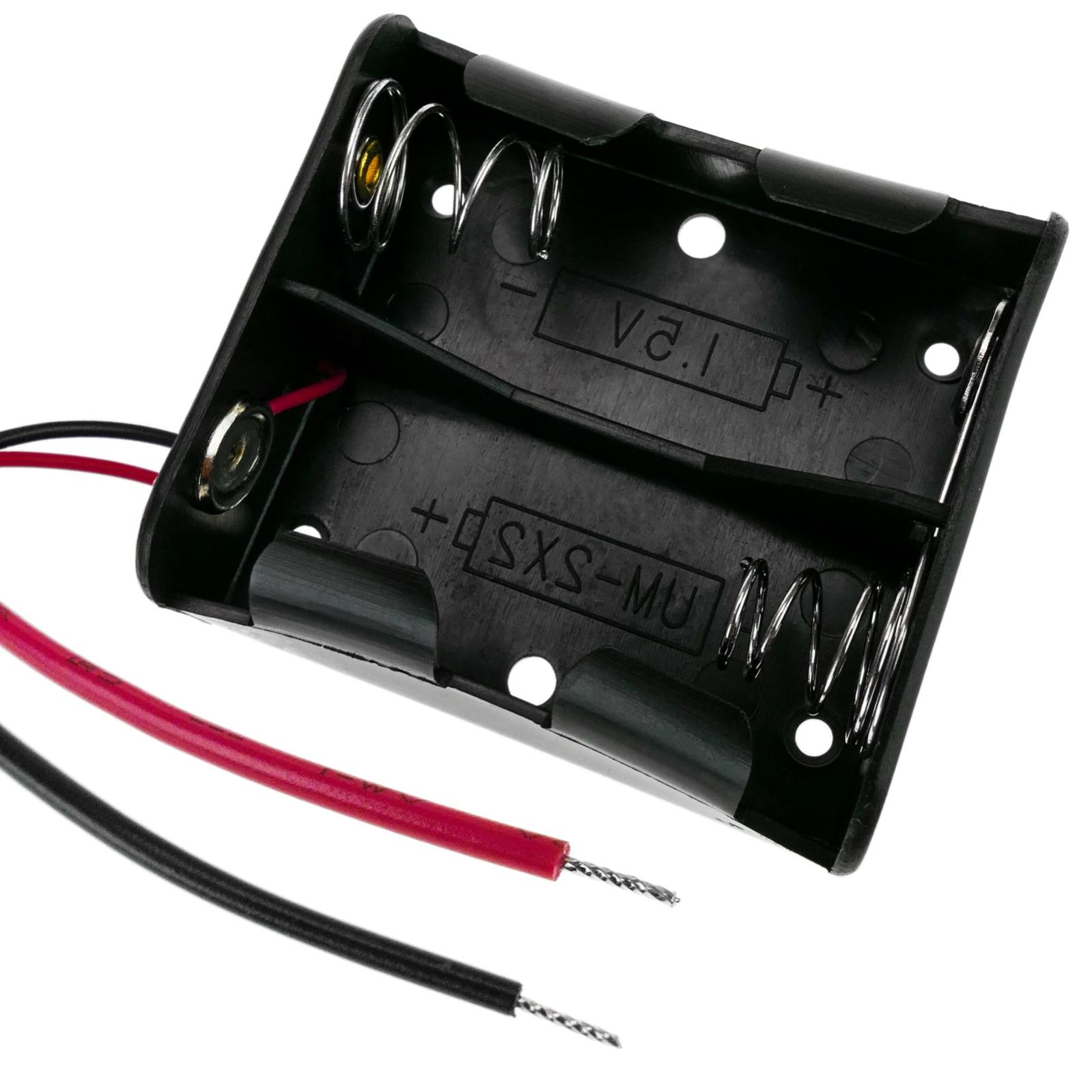 Porte-piles en série pour deux piles C LR14 R14 de 1,5V | Leroy Merlin