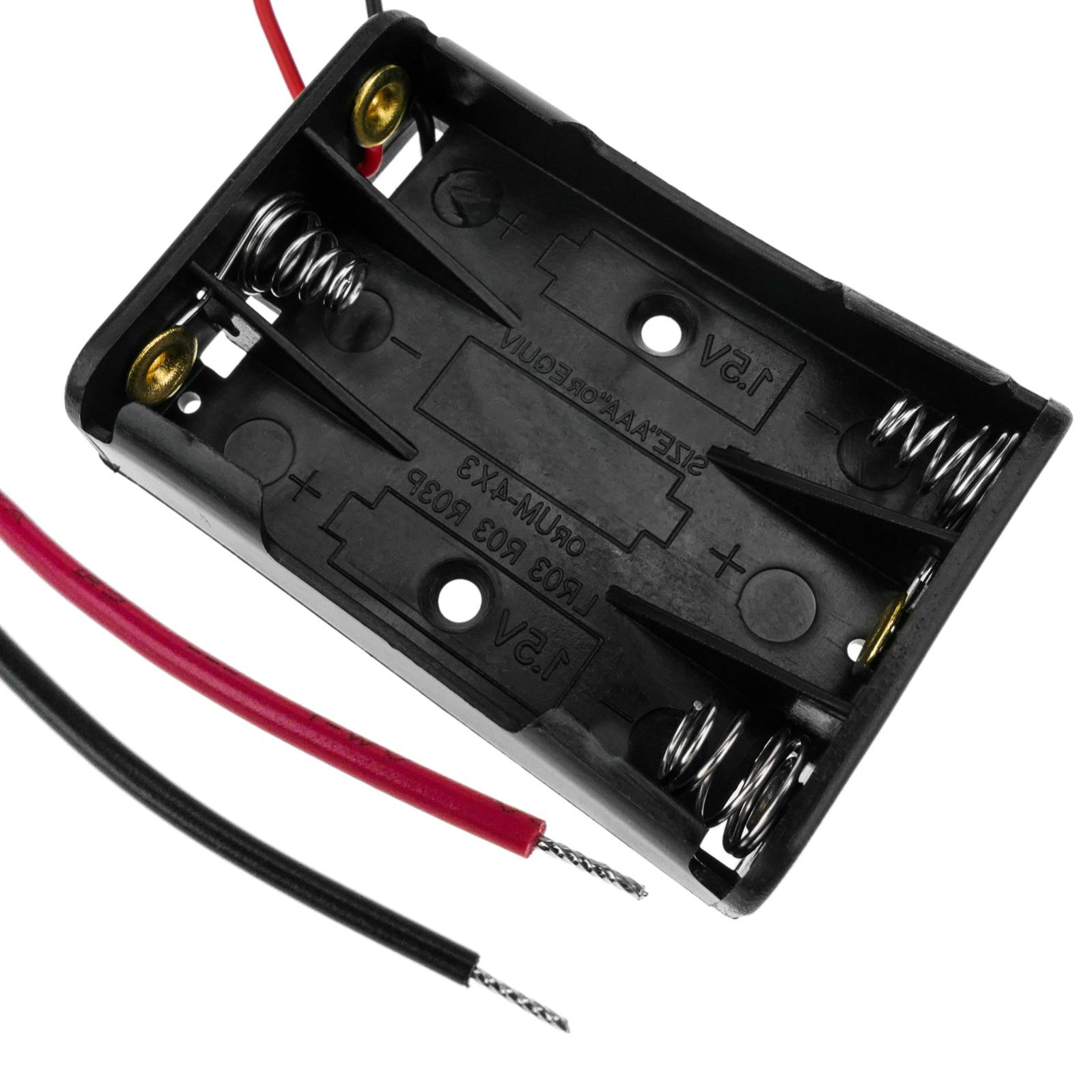 Porte-piles en plastique pour trois piles AAA LR03 de 1,5 V | Leroy Merlin