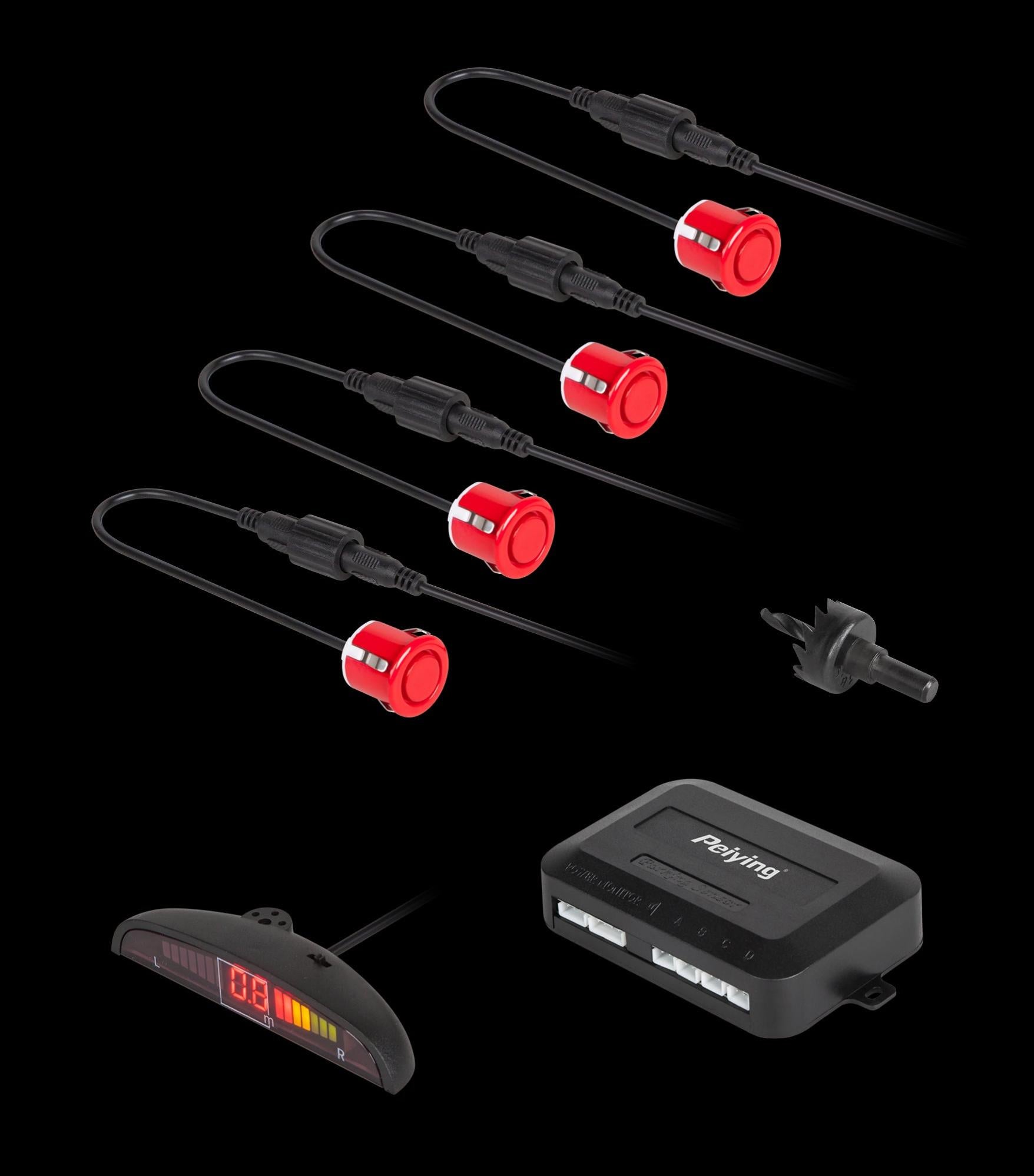 Capteurs de stationnement de voiture avec affichage (arrière) Peiying ...