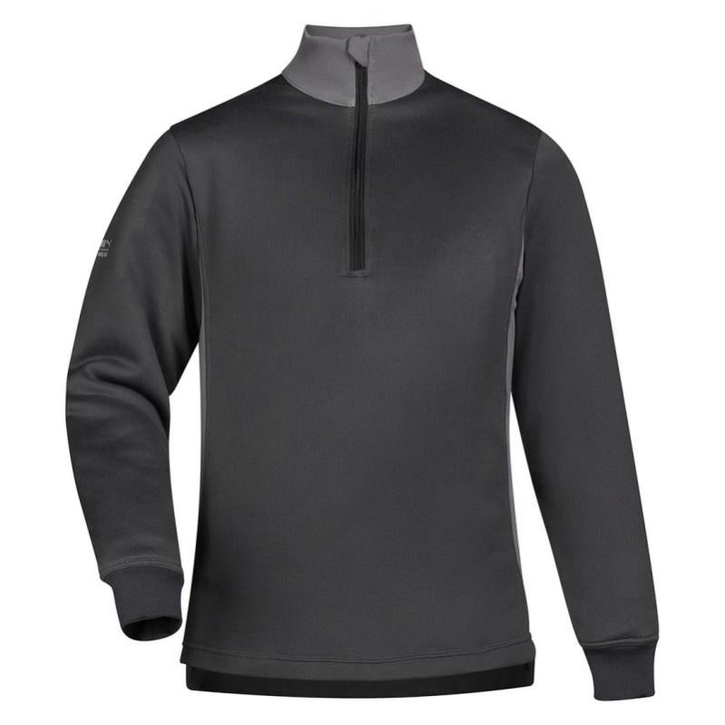 Puma - Sweat-shirt col zippé Mixte - Noir / Gris - 4XL | Leroy Merlin