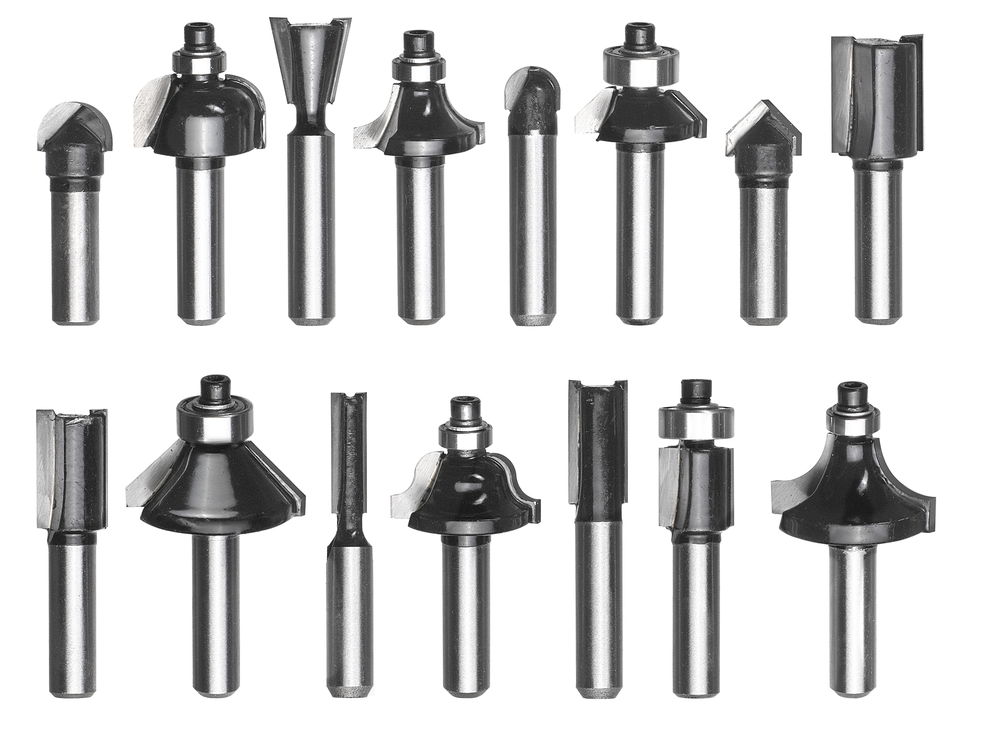 Set di frese da 15 pezzi per fresatrici | Leroy Merlin