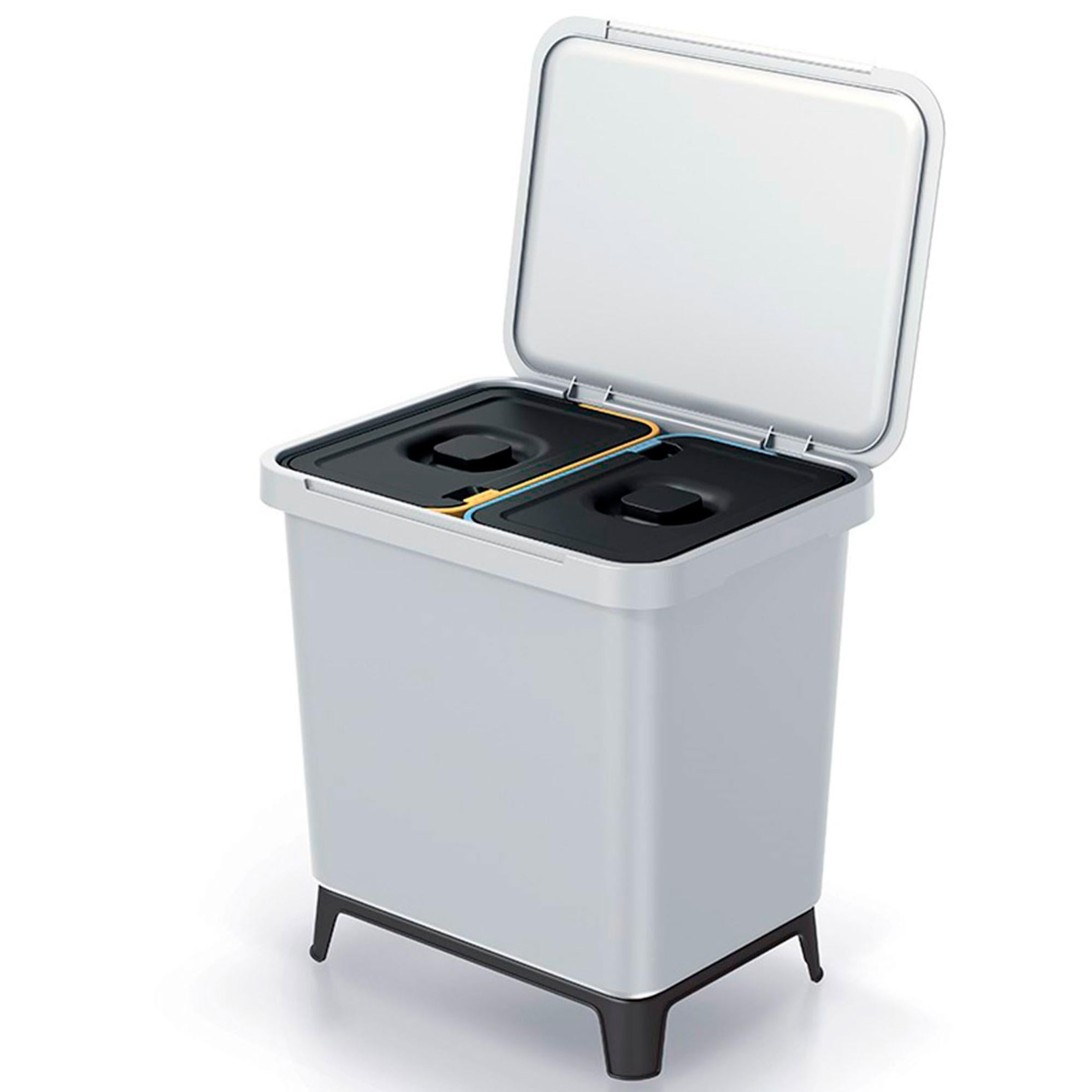 Sistema di classificatore di riciclaggio bianco 2x10L Keden | Leroy Merlin