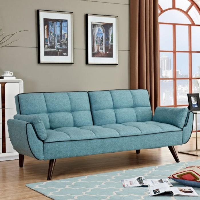 Stilprojectstore - Divano Letto Clic Clac in Tessuto Imbottito L. 220 ...
