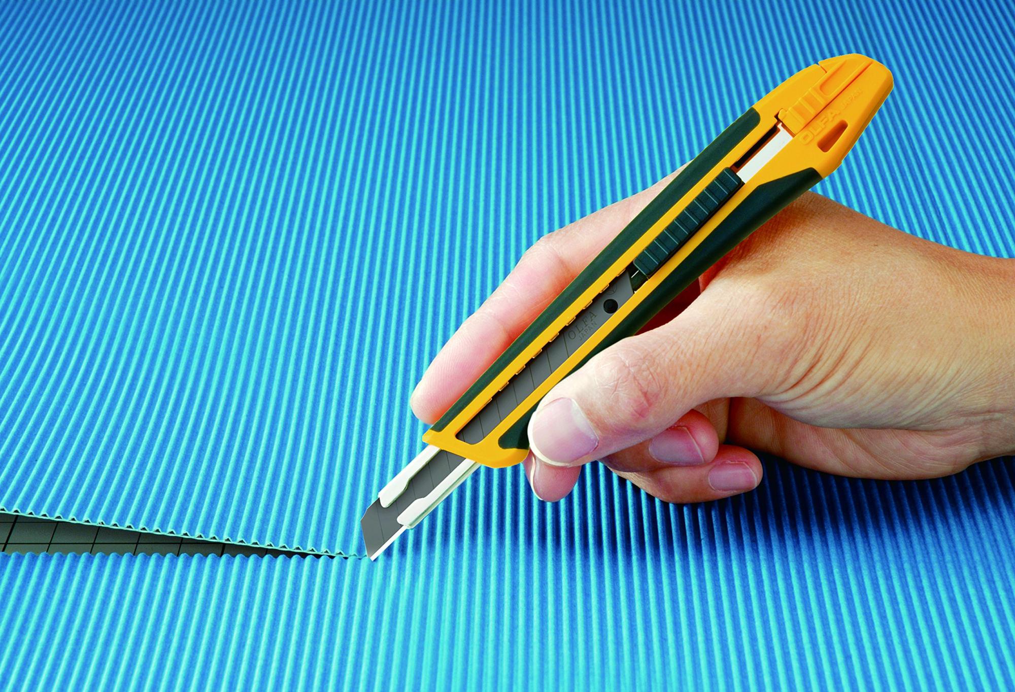 OLFA XA-1 - Cúter con bloqueo automático, mango antideslizante y cuchilla de 9 mm | Leroy Merlin