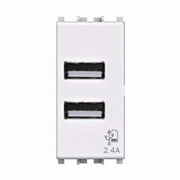 USB 2.4A compatibile con Vimar® Plana™ bianca | Leroy Merlin
