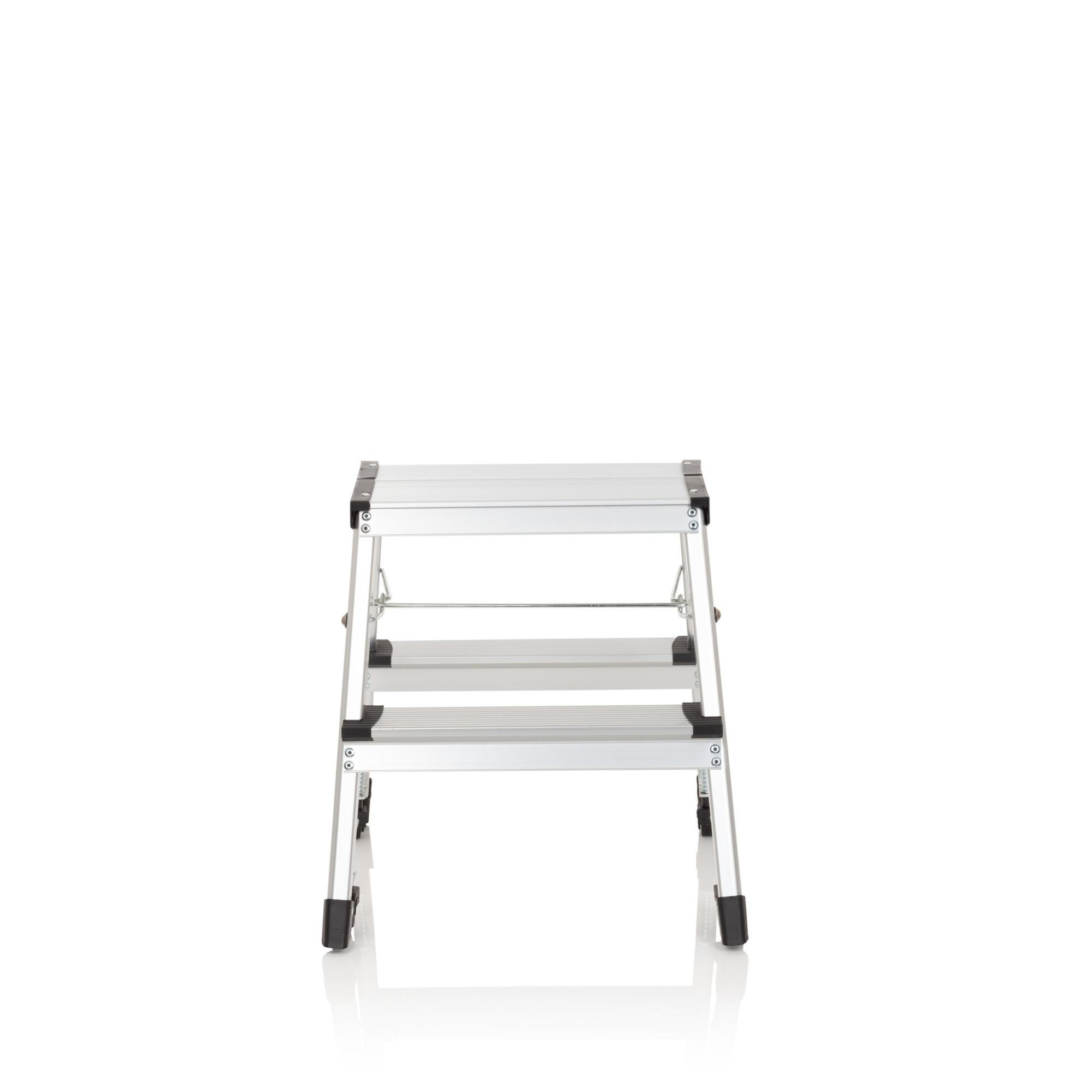 Scala richiudibile SOLID VI Alluminio 2 gradini hjh OFFICE | Leroy Merlin