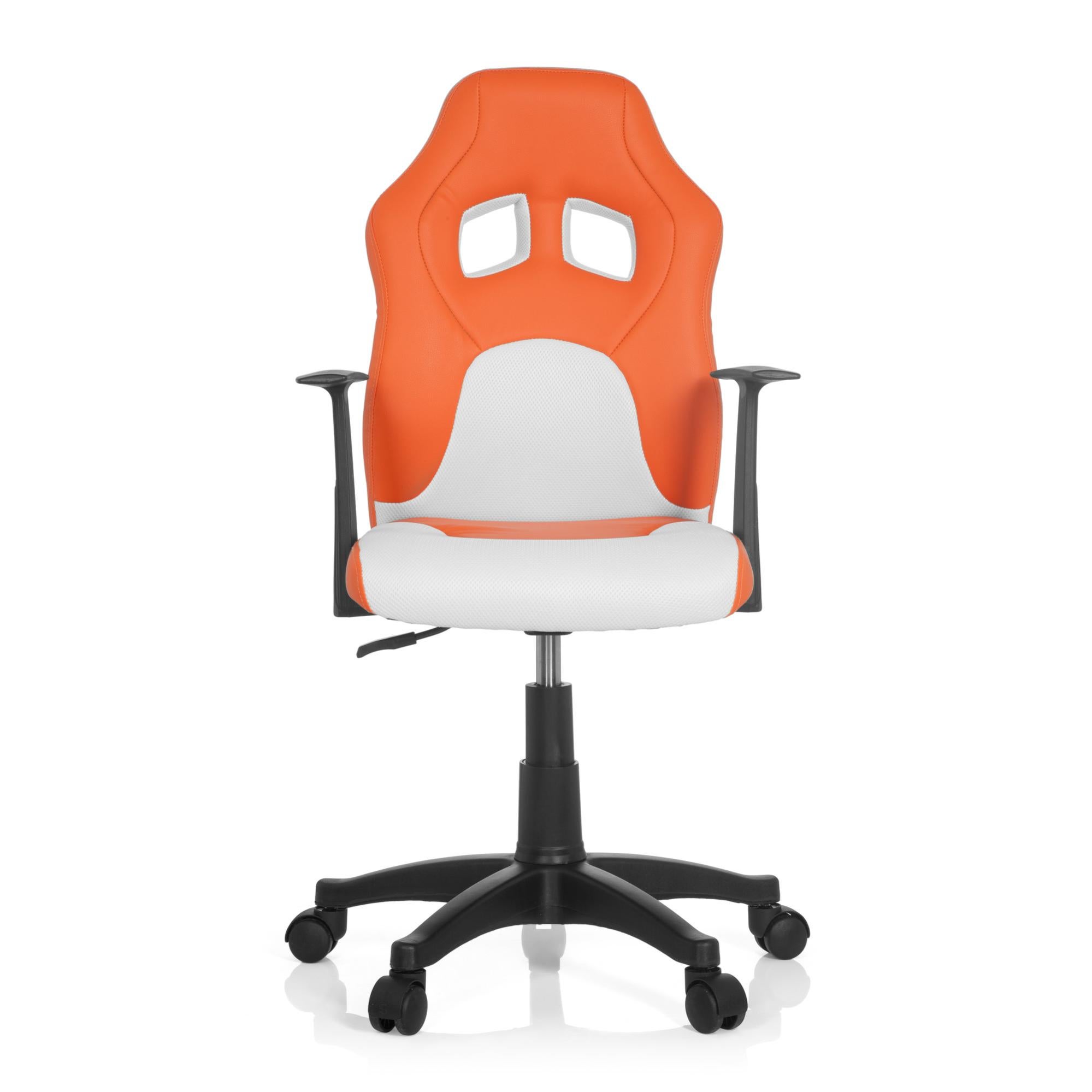Sedia da ufficio per bambini TEEN GAME AL arancione/bianco hjh OFFICE ...