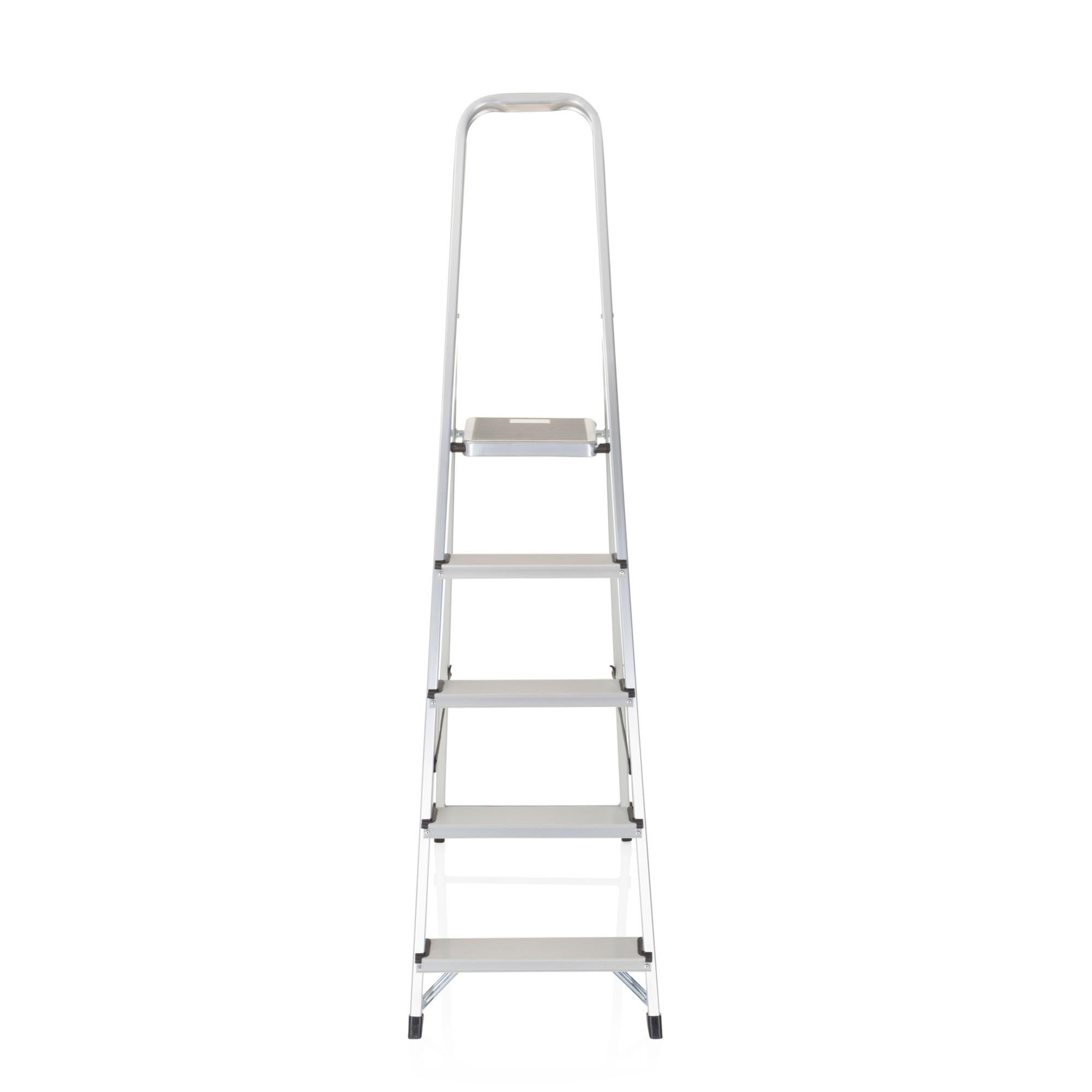 Scala richiudibile SOLID III Alluminio 5 scalini hjh OFFICE | Leroy Merlin