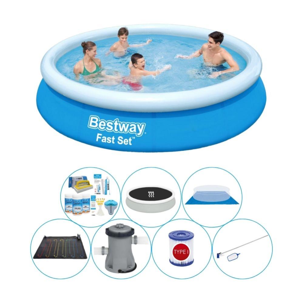 Bestway Fast Set Ronde 366x76 cm - Bundle de piscine | Leroy Merlin