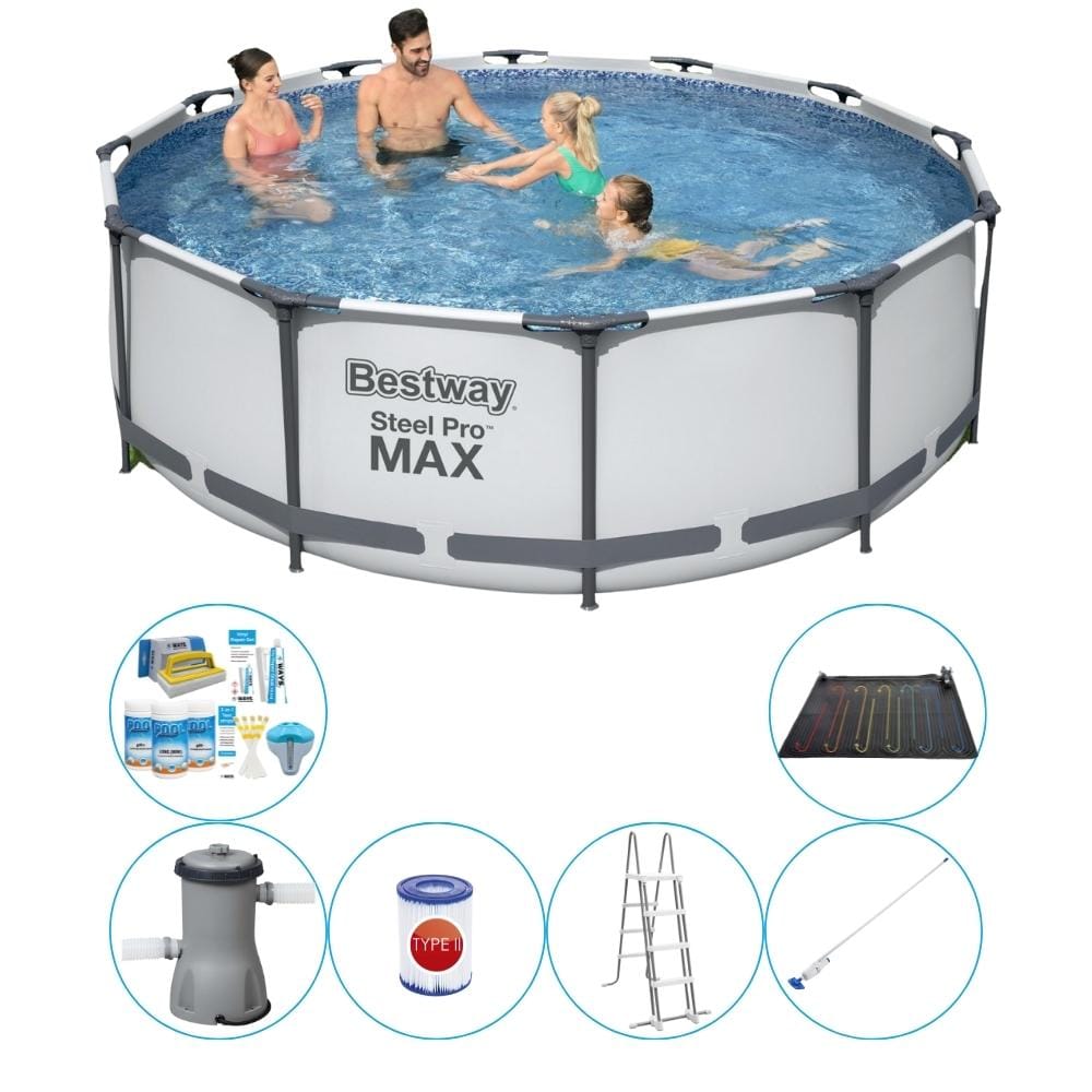 Piscine avec des accessoires - Bestway Steel Pro MAX 366x100 cm | Leroy ... Piscine avec des accessoires - Bestway Steel Pro MAX 366x100 cm | Leroy ...