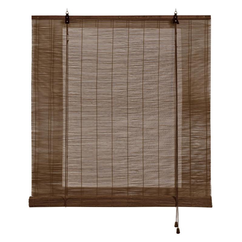 Tenda a Rullo In Bambù Naturale Marrone scuro 150x175cm | Leroy Merlin