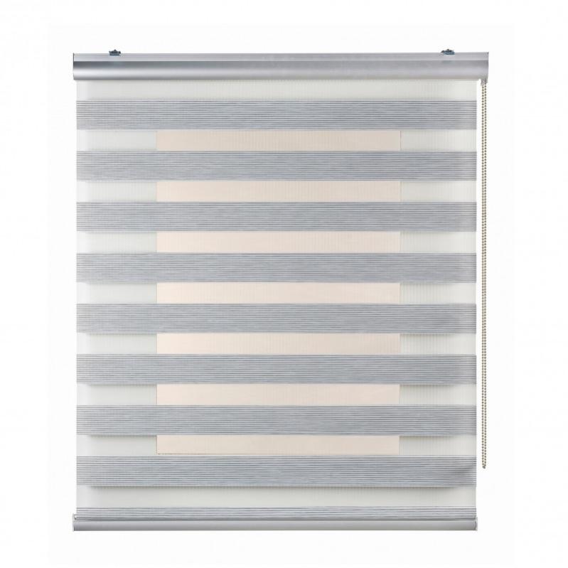 Tenda a Rullo Notte e Giorno Plus Con Finiture premium Grigio 160x250cm ...