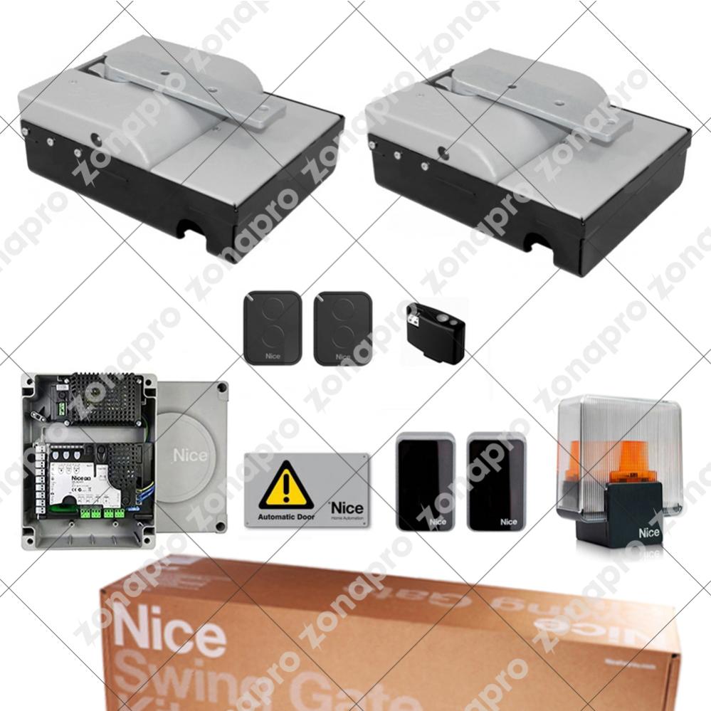 Kit S-FAB SFAB 2024 BD Per Cancelli a Battente Ante 2,3mt 24v NICE ...