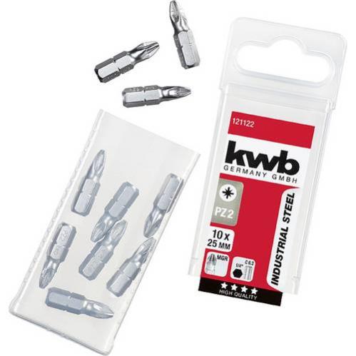 Kwb 121122 Embout cruciforme PZ 2 acier 10 pc(s) | Leroy Merlin