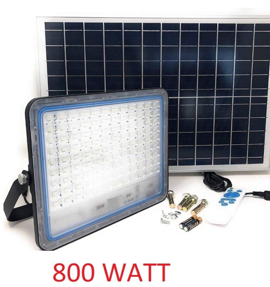 Faro led 800W pannello solare luce fredda bianca faretto led esterno ...