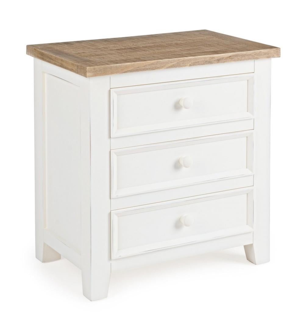 Comodino rustico Elvia 3 cassetti | Leroy Merlin