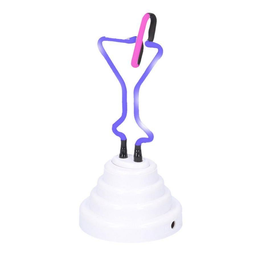 Lampe néon en verre à martini cmø10h19,5 | Leroy Merlin