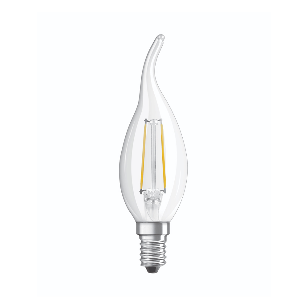 Osram Parathom Retrofit Classic LED E14 Bougie Filament Claire 4W 470lm - 827 Blanc Très Chaud ...