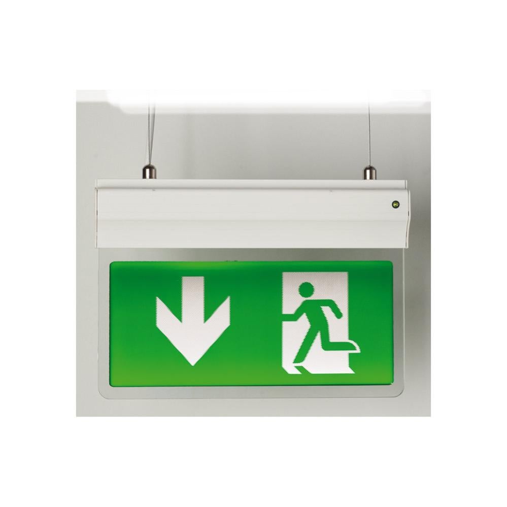 Ansell LED Emergency Sign Eagle 3-in-1 White 2.5W 15lm - 765 Daylight ...