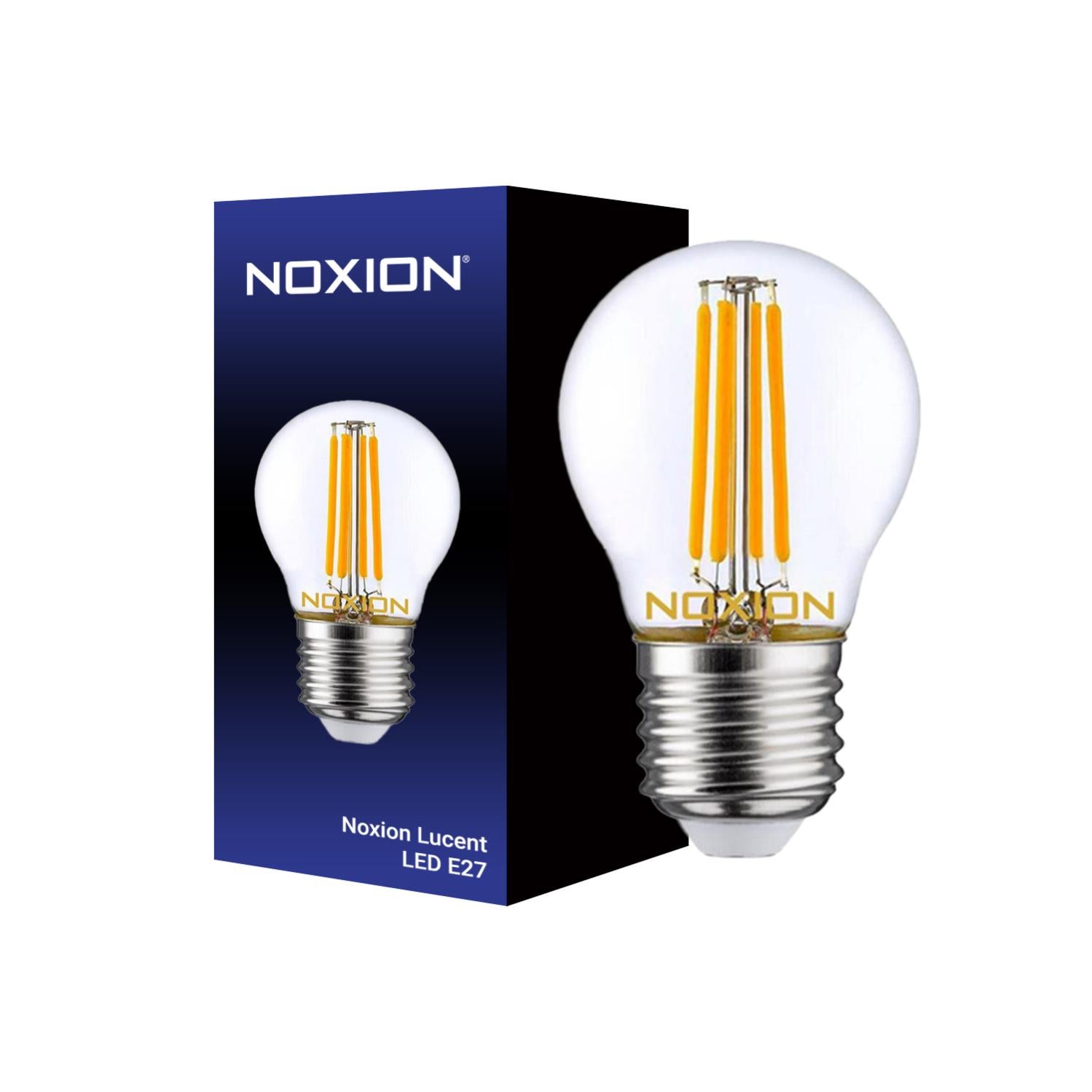 Noxion Lucent LED E27 Boule Filament Claire 4.5W 470lm - 827 Blanc Très ...