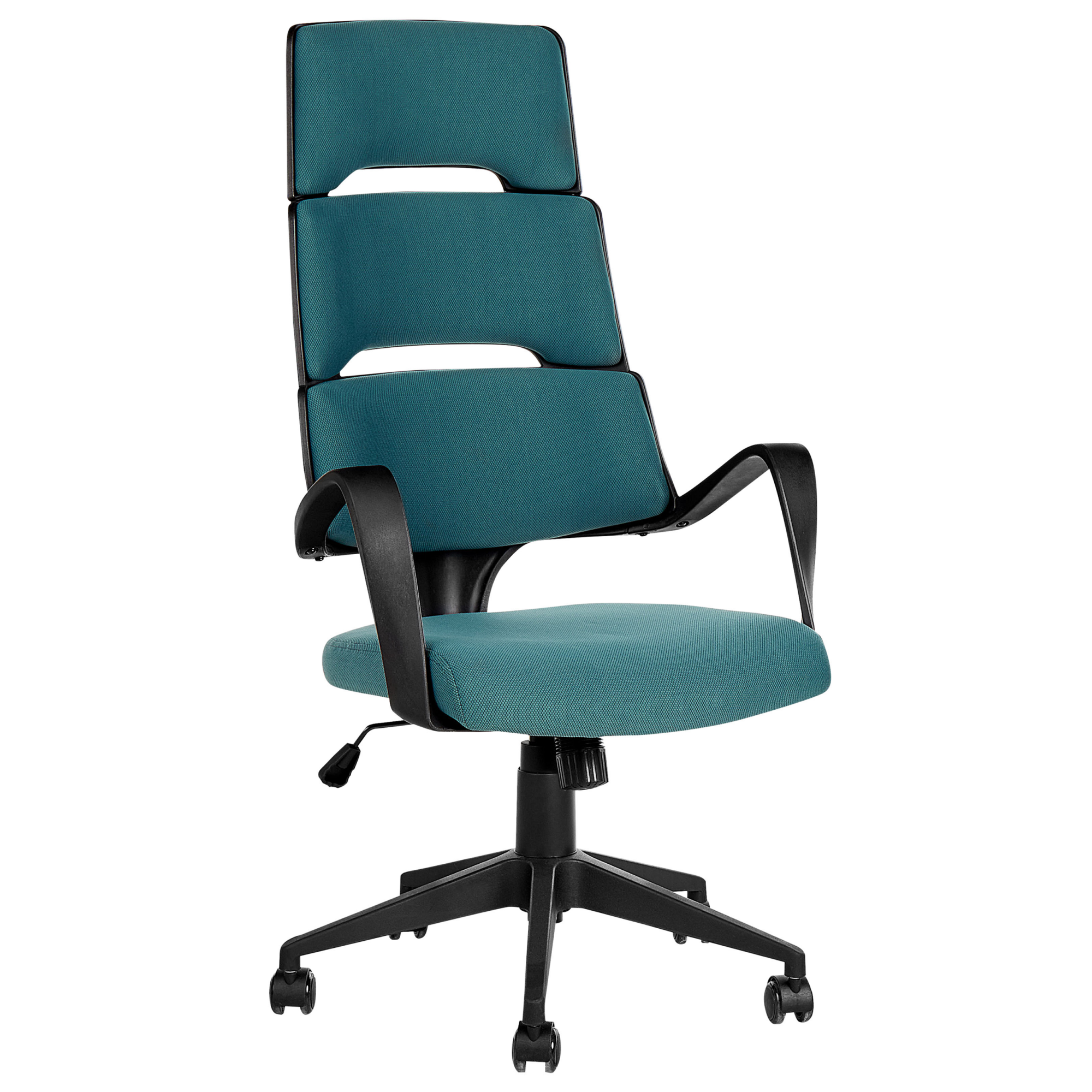 Beliani Chaise de bureau bleu sarcelle GRANDIOSE | Leroy Merlin