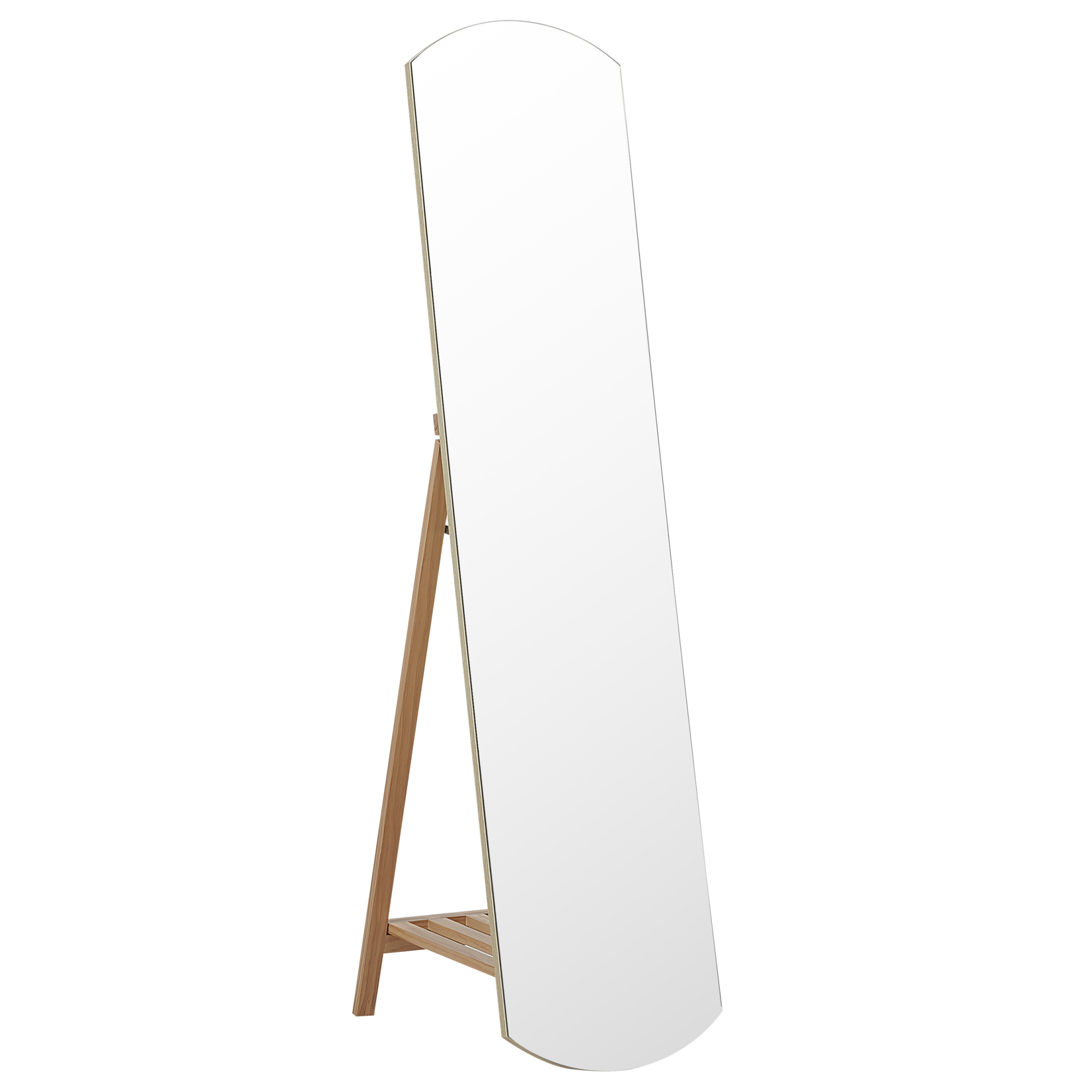 Specchio da terra legno chiaro 35 x 150 cm CHERBOURG | Leroy Merlin