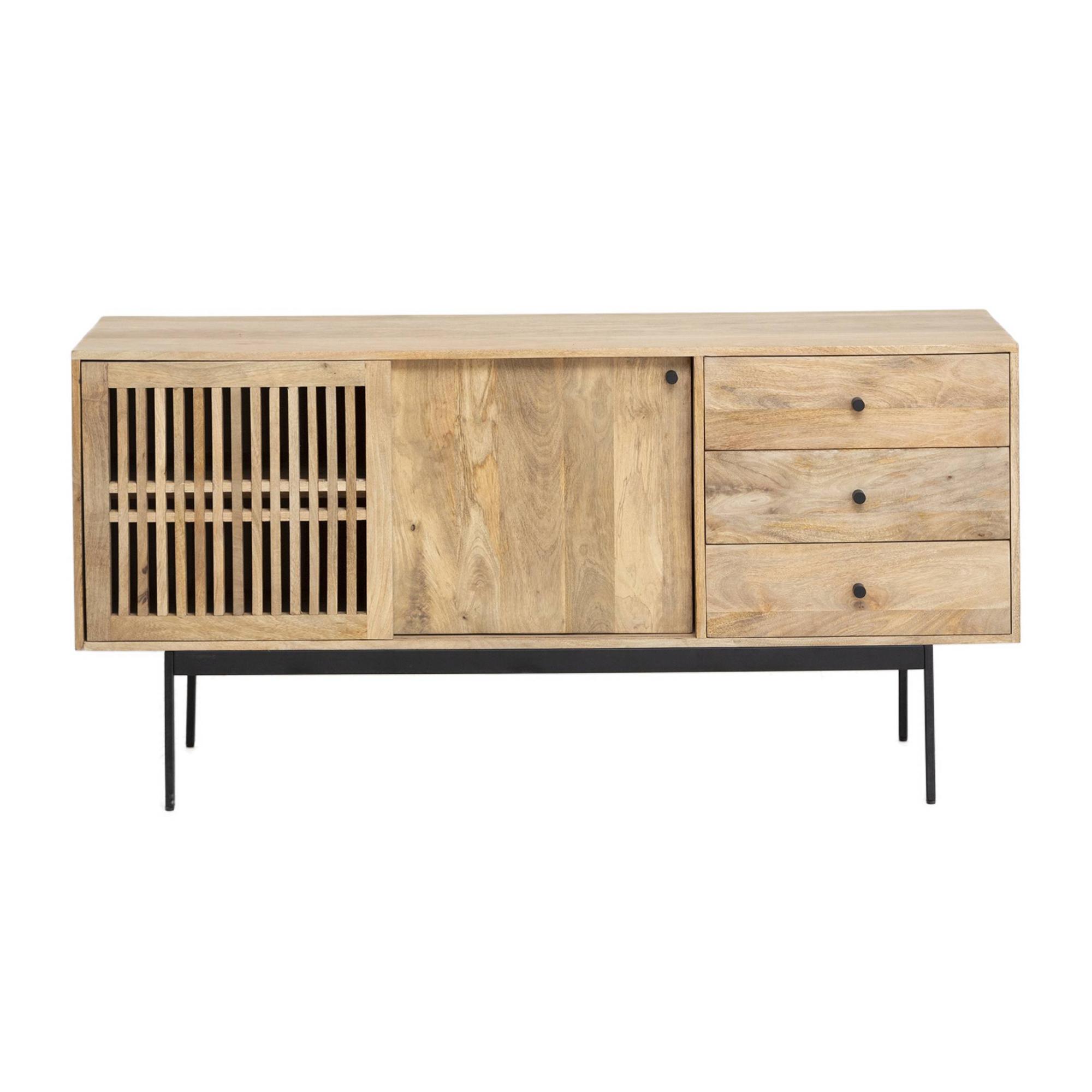 Buffet en bois de manguier Louison | Leroy Merlin
