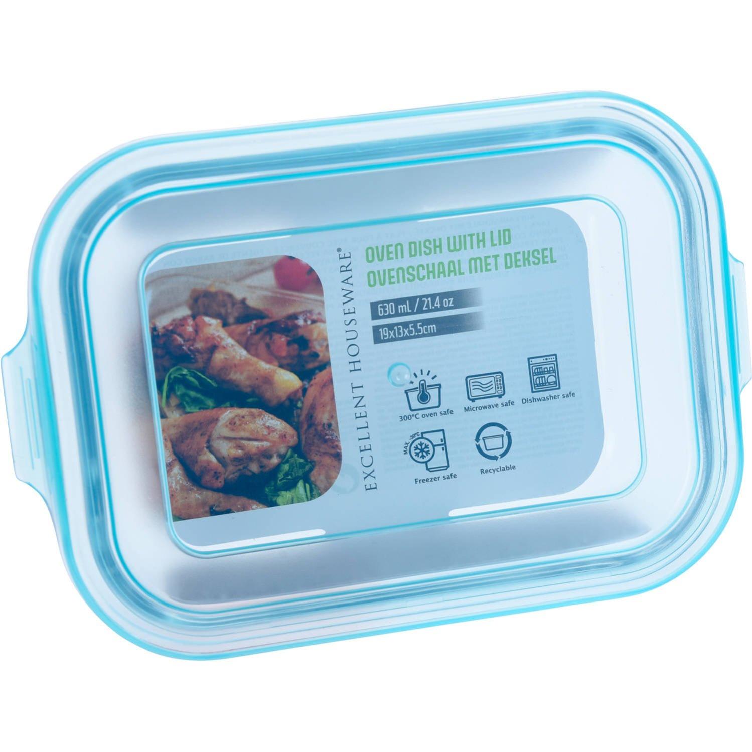 Récipient en verre avec couvercle en plastique, 630 ml, EH Excellent ...