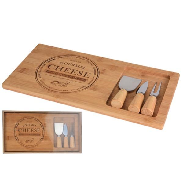 Table fromages bambou 38x18 4p. | Leroy Merlin