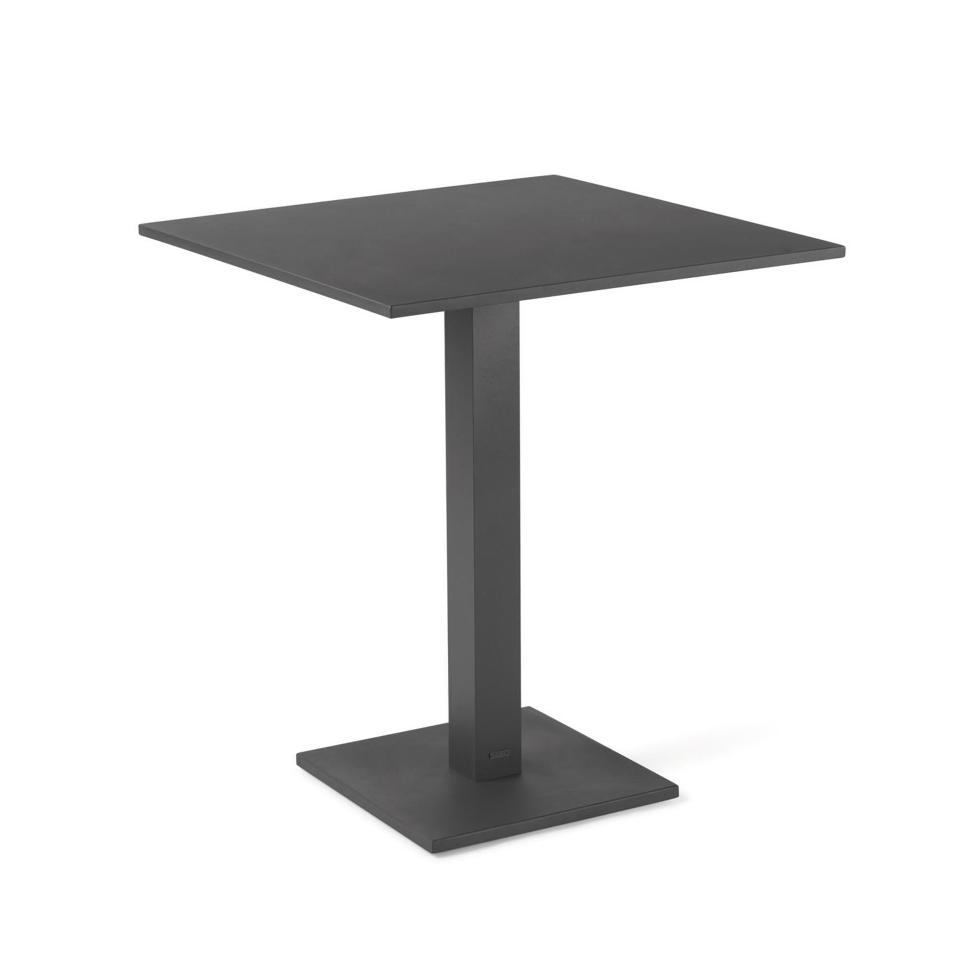 Table pliante Prada 70x70cm gris anthracite Gescova | Leroy Merlin