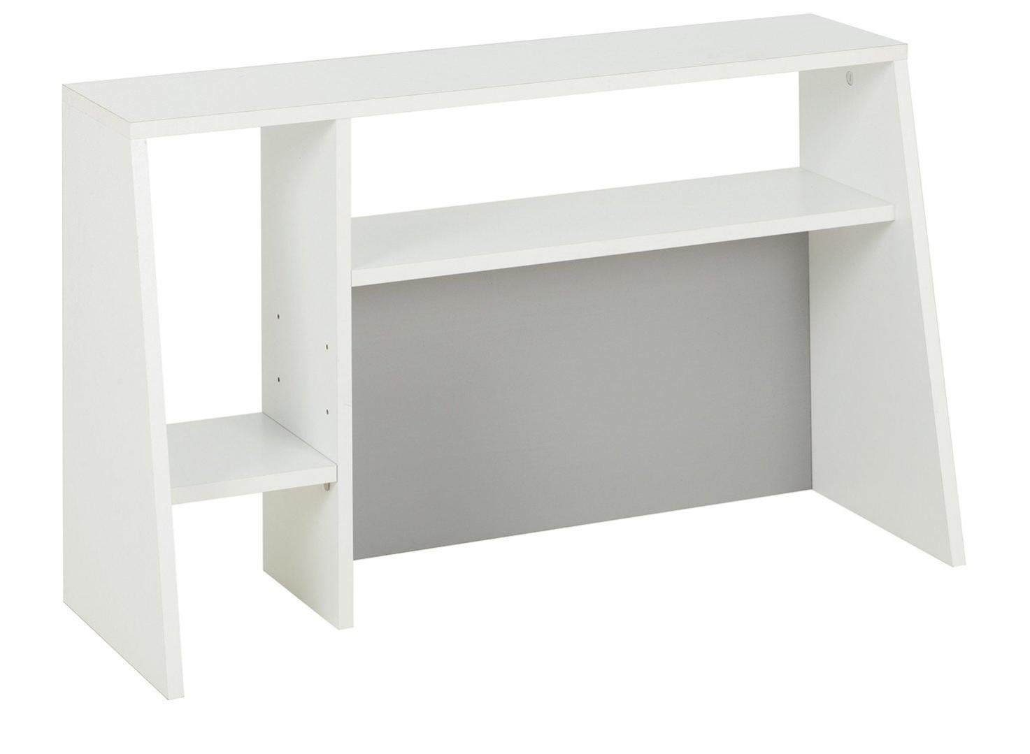 Réhausse pour bureau moderne blanc/gris Seraphin | Leroy Merlin