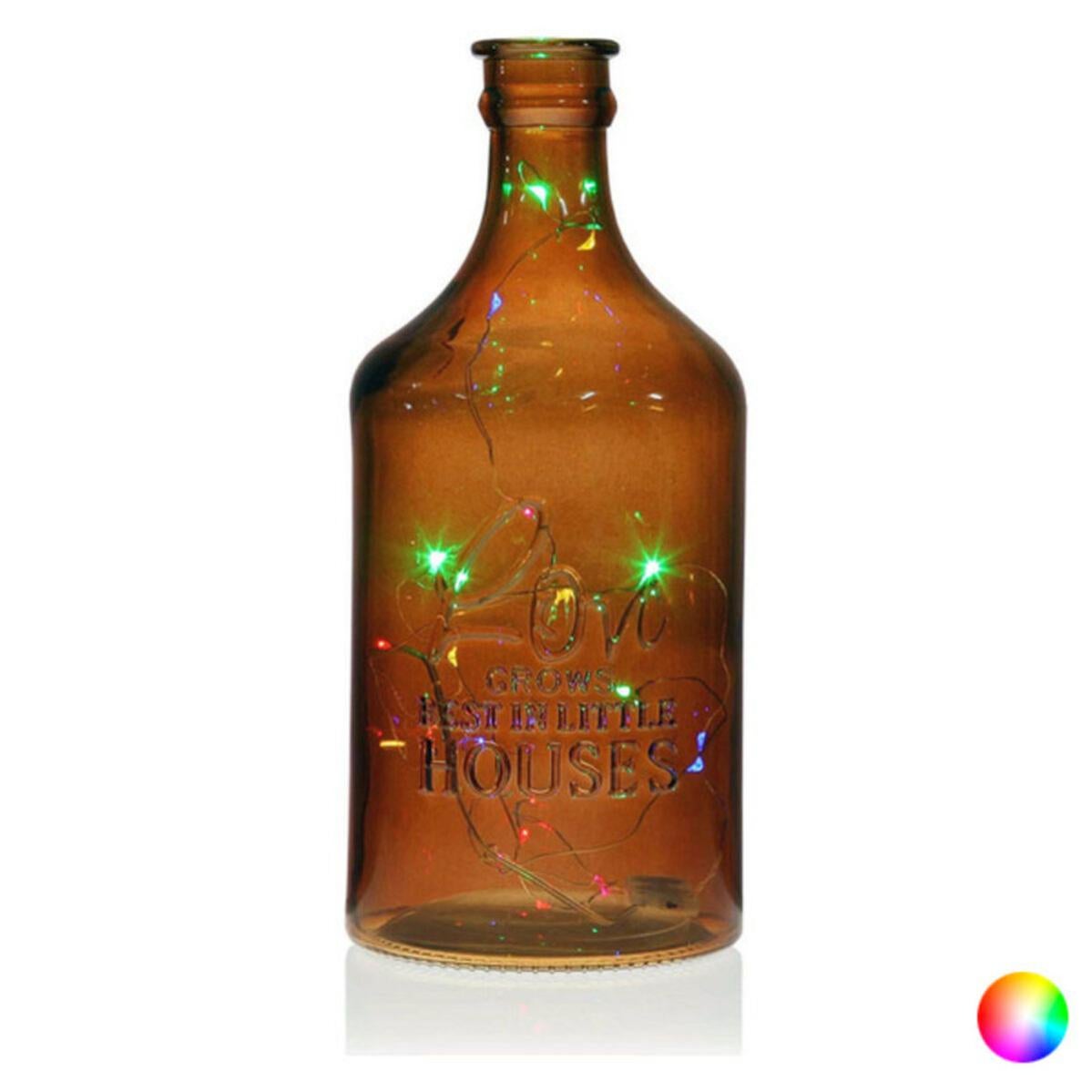 Botella LED Love Cristal Cobre | Leroy Merlin
