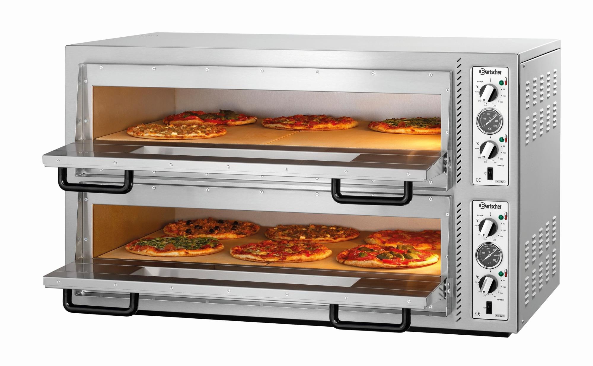 Four à Pizza Double Electrique Professionnel - 12 Pizzas - Bartscher ...
