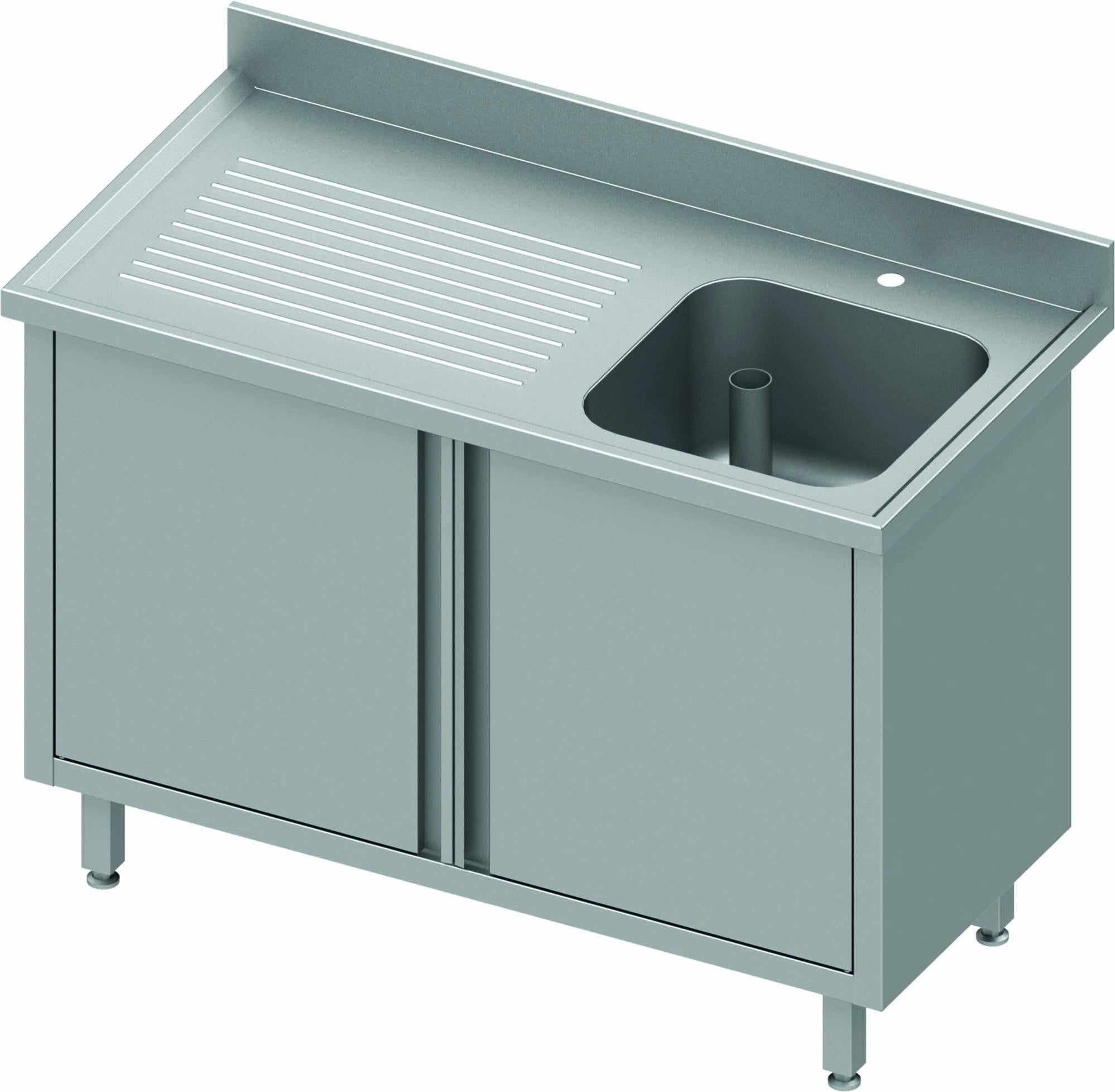 Plonge Inox Professionnelle - Porte Battante - Gamme 700 - Stalgast ...