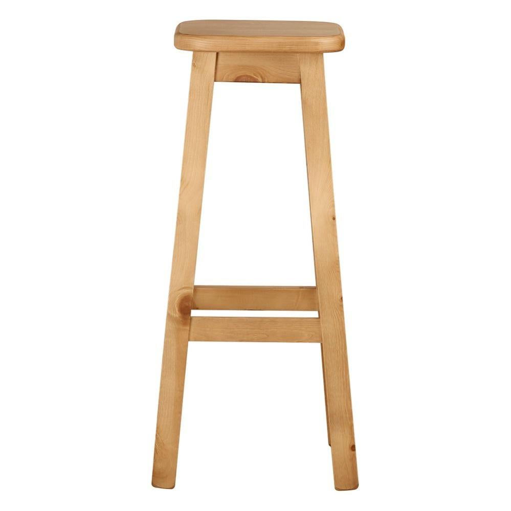 Tabouret de bar pin massif Avoriaz | Leroy Merlin