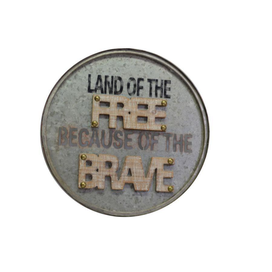 Quadro metallo scritte tondo cmø41x3 | Leroy Merlin